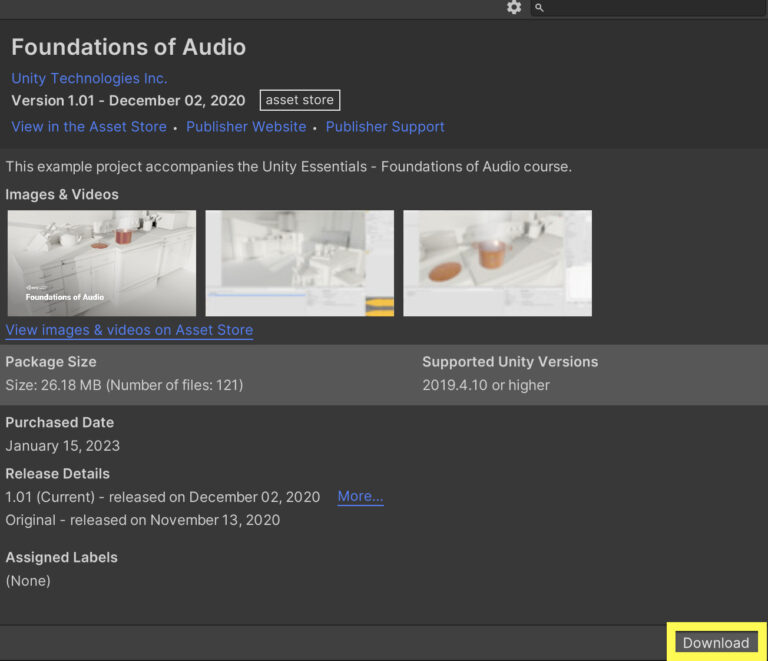 【Unity】公式無料アセットを使ってプレイヤーとの距離に応じた音量の変え方を学ぼう【Foundations of Audio】 - umi studio blog