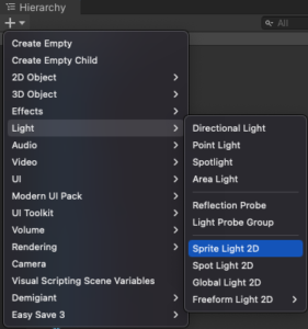 【Unity】2Dゲームのライティングの種類と設定方法 - umi studio blog