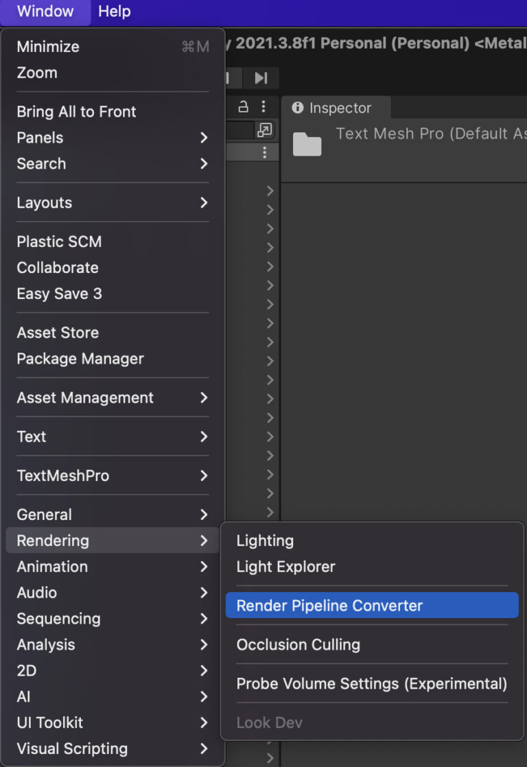 【Unity】プロジェクト途中からURPへ変更する方法！2Dライティングには必須 - umi studio blog