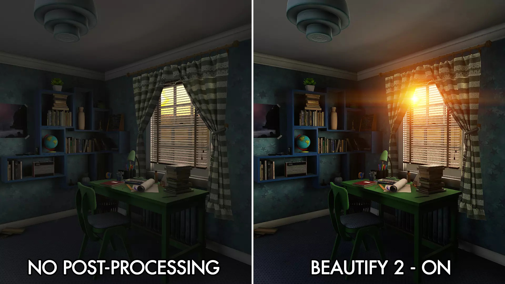【Unity】簡単にできるグラフィックを向上させる設定方法！【Post Processing, Lighting】 - umi studio blog