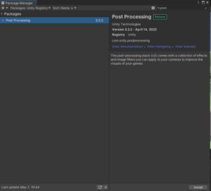 【Unity】簡単にできるグラフィックを向上させる設定方法！【Post Processing, Lighting】 - umi studio blog