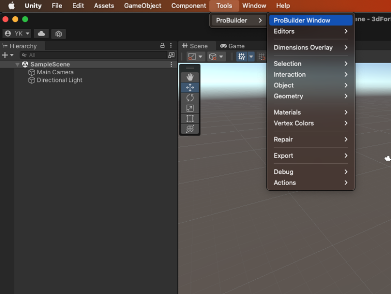 【Unity】ProBuilderの基本的な使い方！3Dモデルの作成、編集からエクスポートまで - umi studio blog