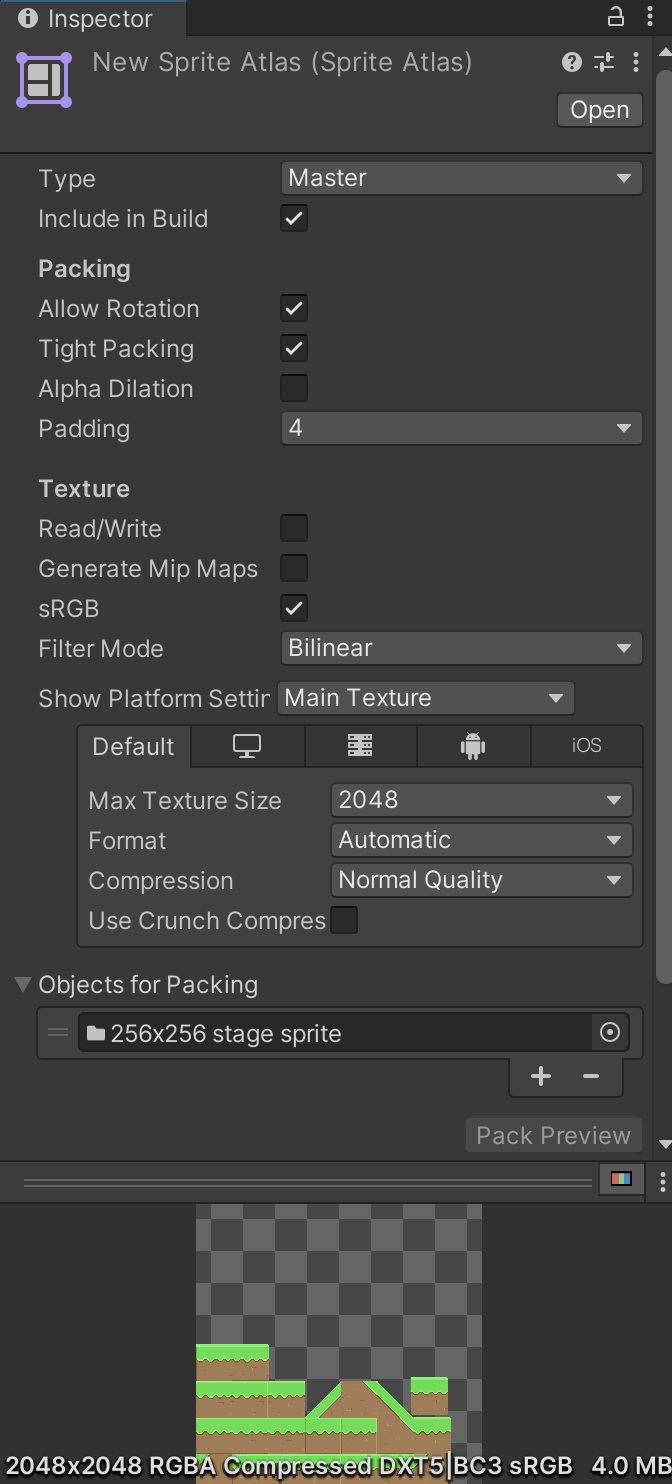 【Unity】画像を一つにまとめる方法！スプライトアトラスの使い方【Sprite Atlas】 - umi studio blog