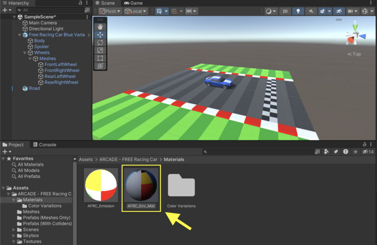 【Unity】無料アセットを使って車を動かしてみよう！ホイールコライダーの使い方【Wheel Collider】 - umi studio blog
