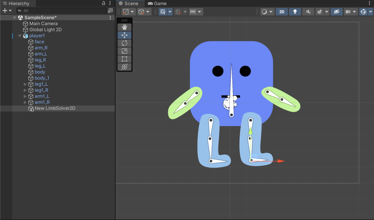 【Unity】IKを使って2Dアニメーションを自作しよう！IKの使い方・設定方法について解説 - umi studio blog