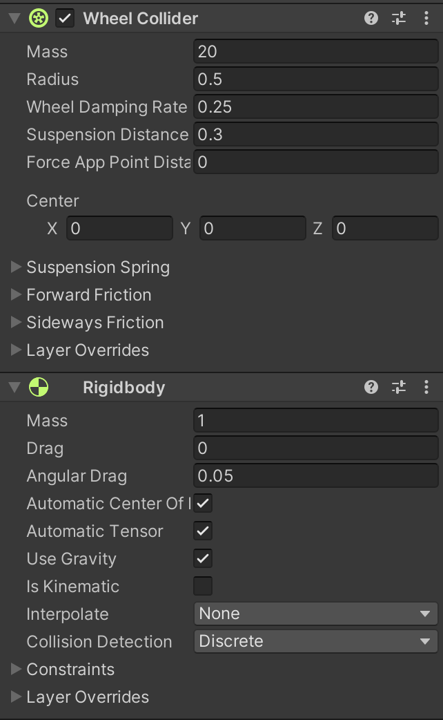 【Unity】無料アセットを使って車を動かしてみよう！ホイールコライダーの使い方【Wheel Collider】 - umi studio blog