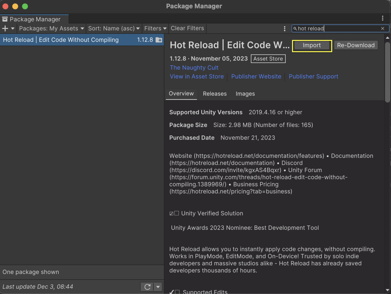 【Unity】コンパイル高速化！リアルタイムにスクリプトを編集できるホットリロードアセット【Hot Reload】 - umi studio blog